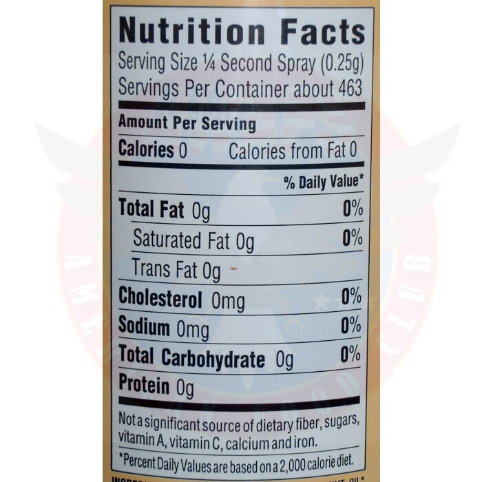 PAM No Stick Cooking Spray Butter Flavor, 7,99