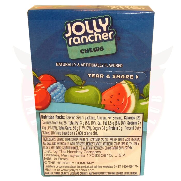 Jolly Rancher Fruit Chews Box jetzt kaufen, 2,69