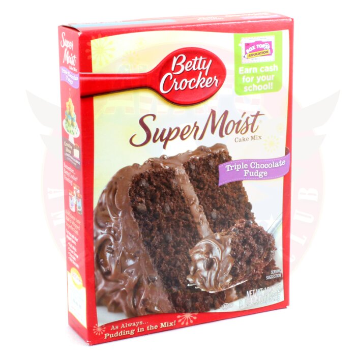 Betty Crocker Triple Chocolate Fudge Cake Mix, 5,99
